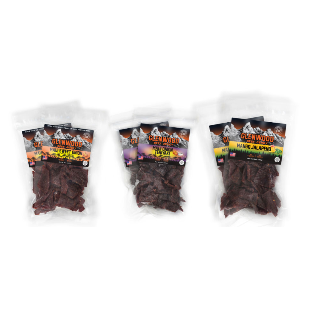 Tropical Storm Beef Jerky Variety Pack | Glenwood Snacks