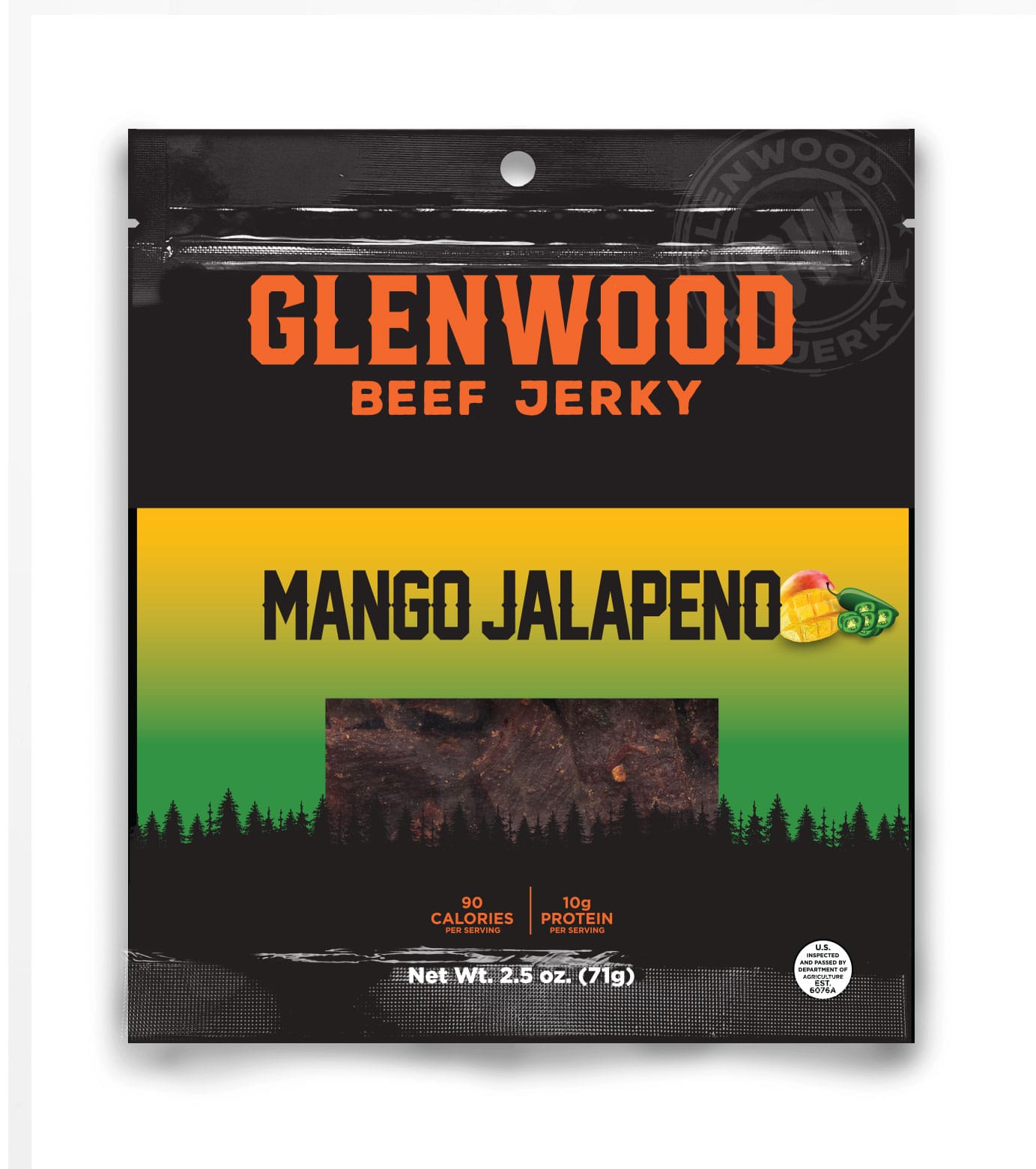 Mango Jalapeño Beef Jerky | Glenwood Snacks
