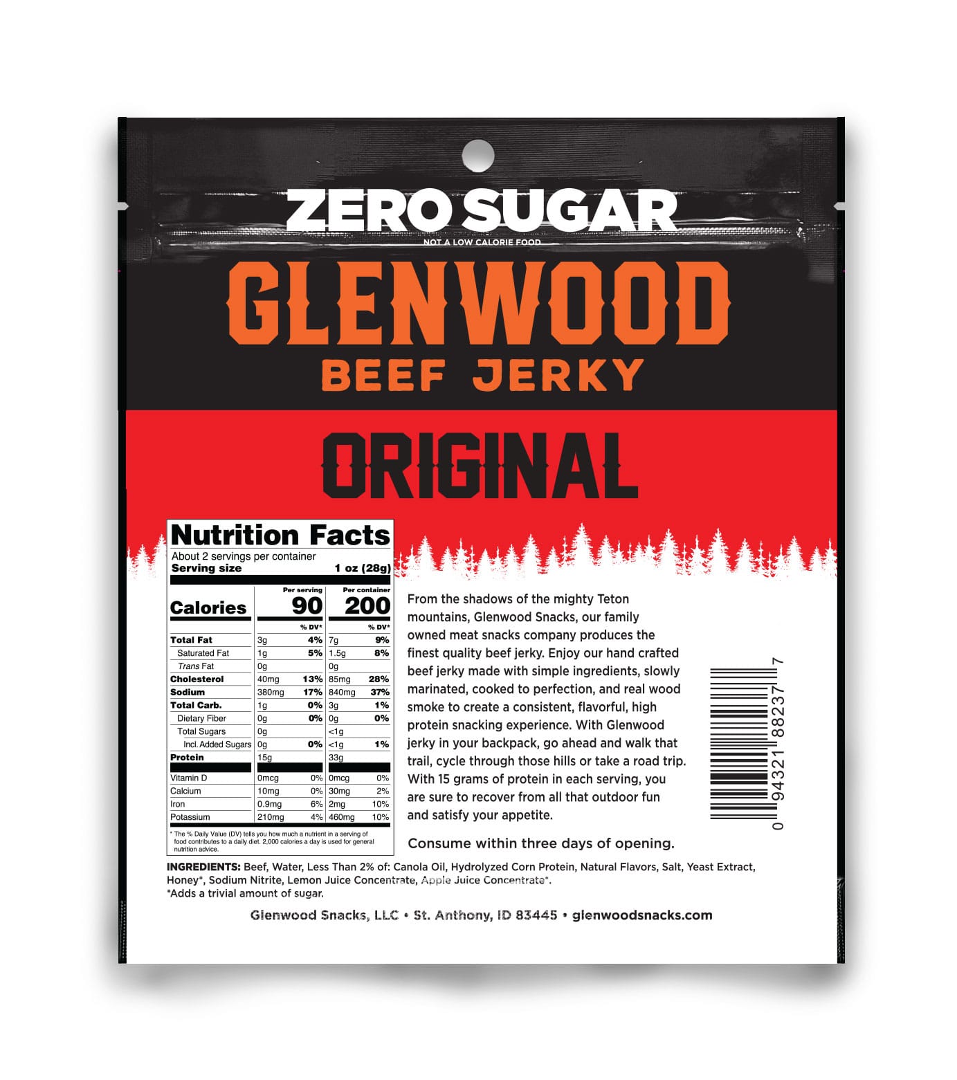 Zero Sugar Beef Jerky | Original